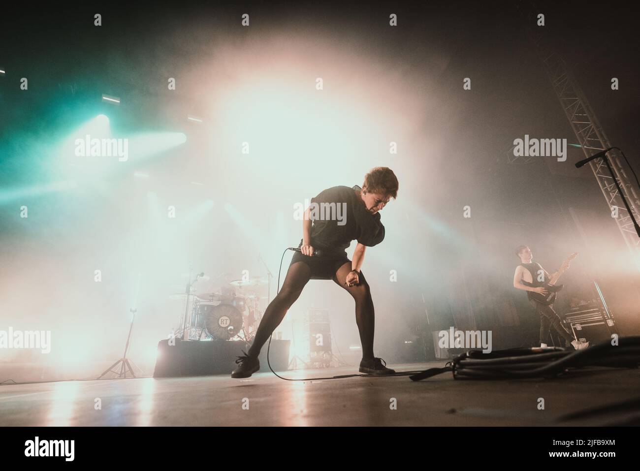 Roskilde, Denmark. 01st July, 2022. The English band Rolo Tomassi ...
