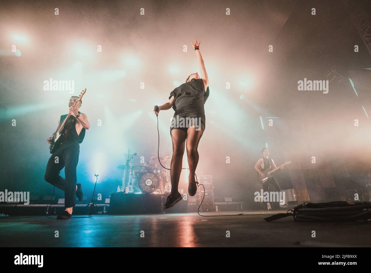 Roskilde, Denmark. 01st July, 2022. The English band Rolo Tomassi ...