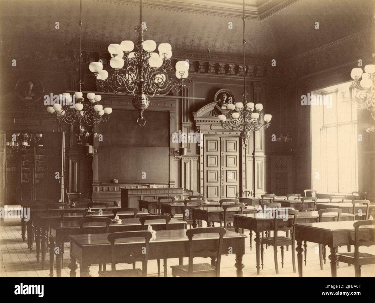 Interior from the Artillery and Engineering School. In the premises is ...
