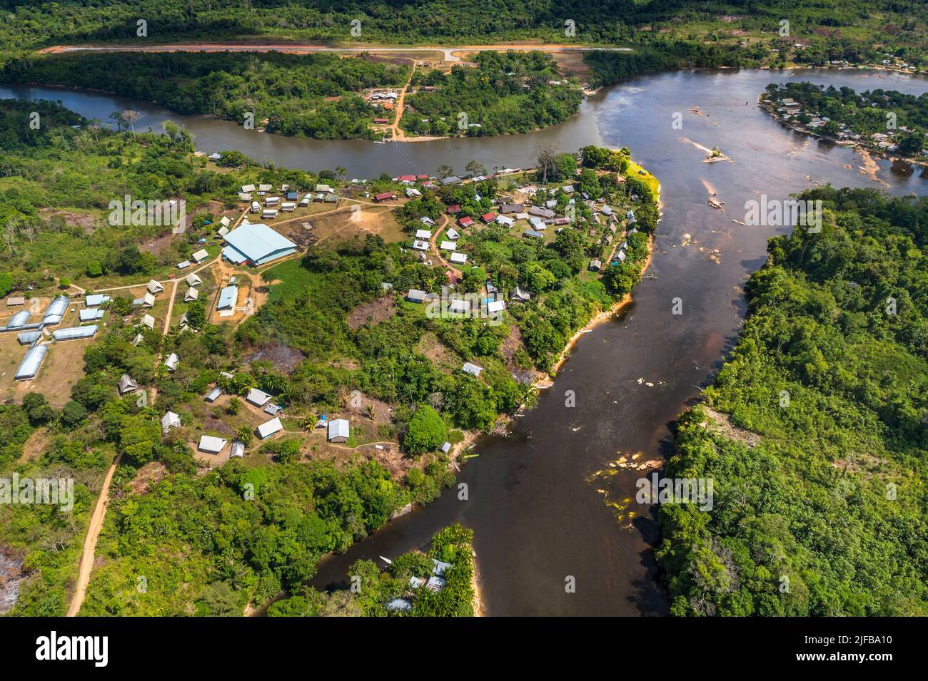 France, French Guiana, Amazonian Park of French Guiana, heart zone ...