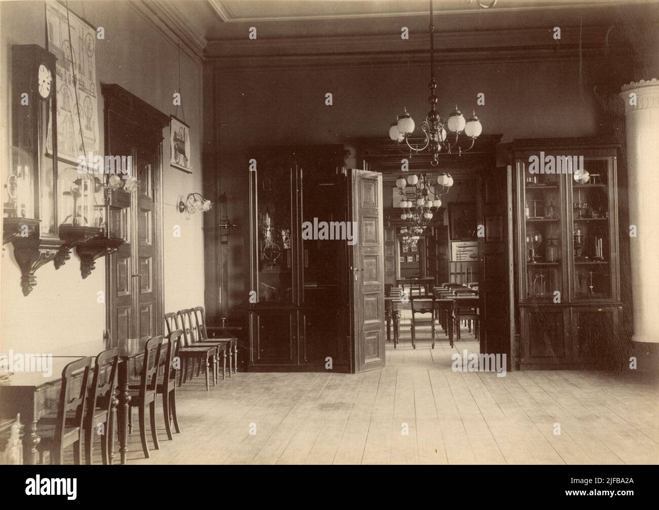 Interior from the Artillery and Engineering School. In the premises is ...