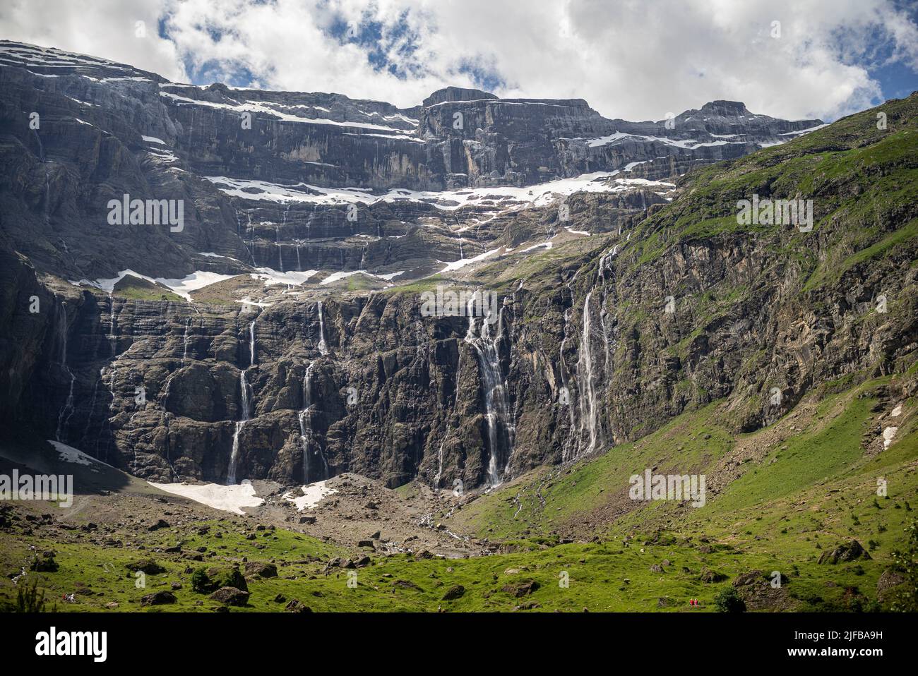 France, Hautes Pyrenees, Pyrenees national park, Luz Saint Sauveur ...