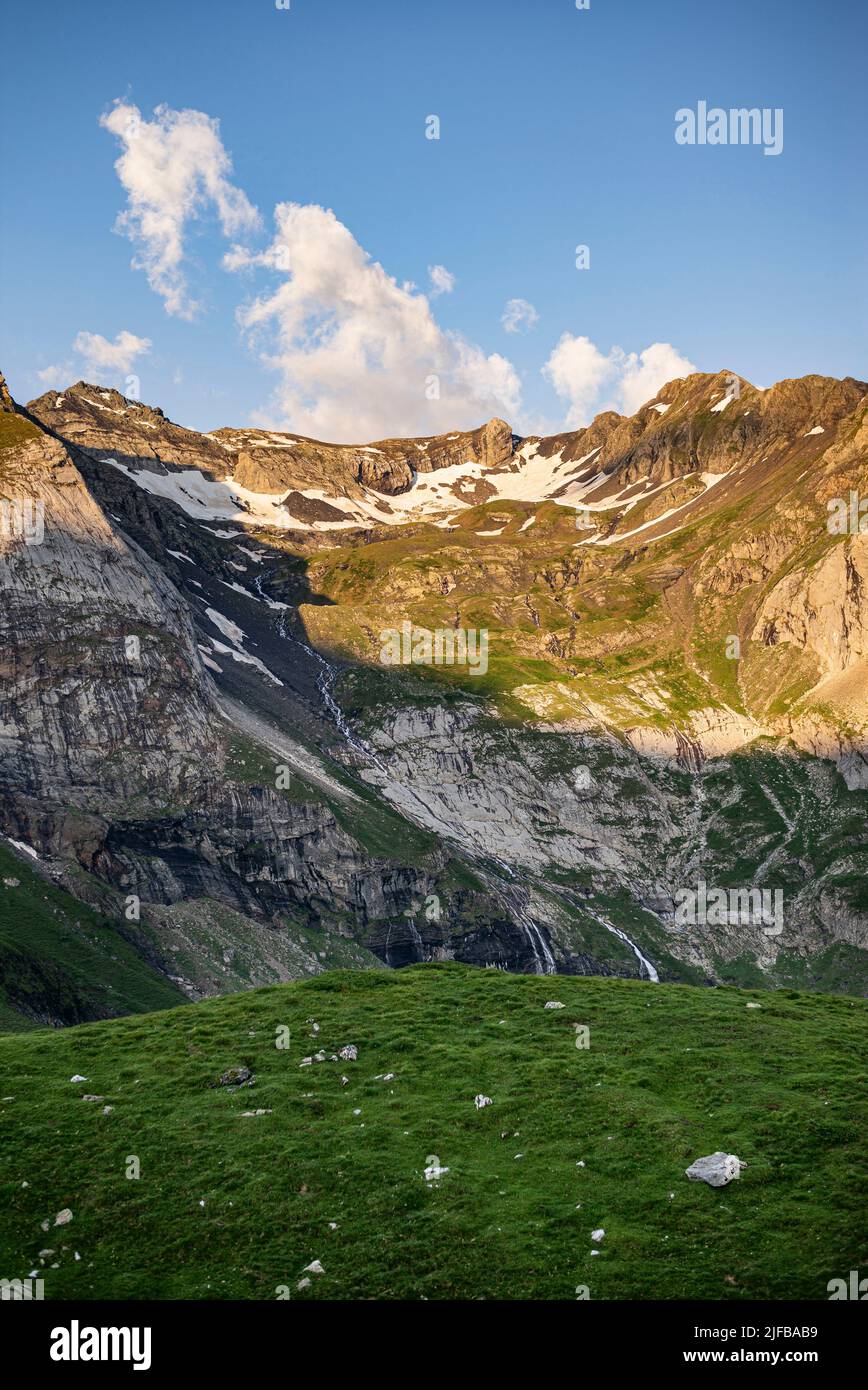 France, Hautes Pyrenees, Pyrenees national park, Luz Saint Sauveur ...