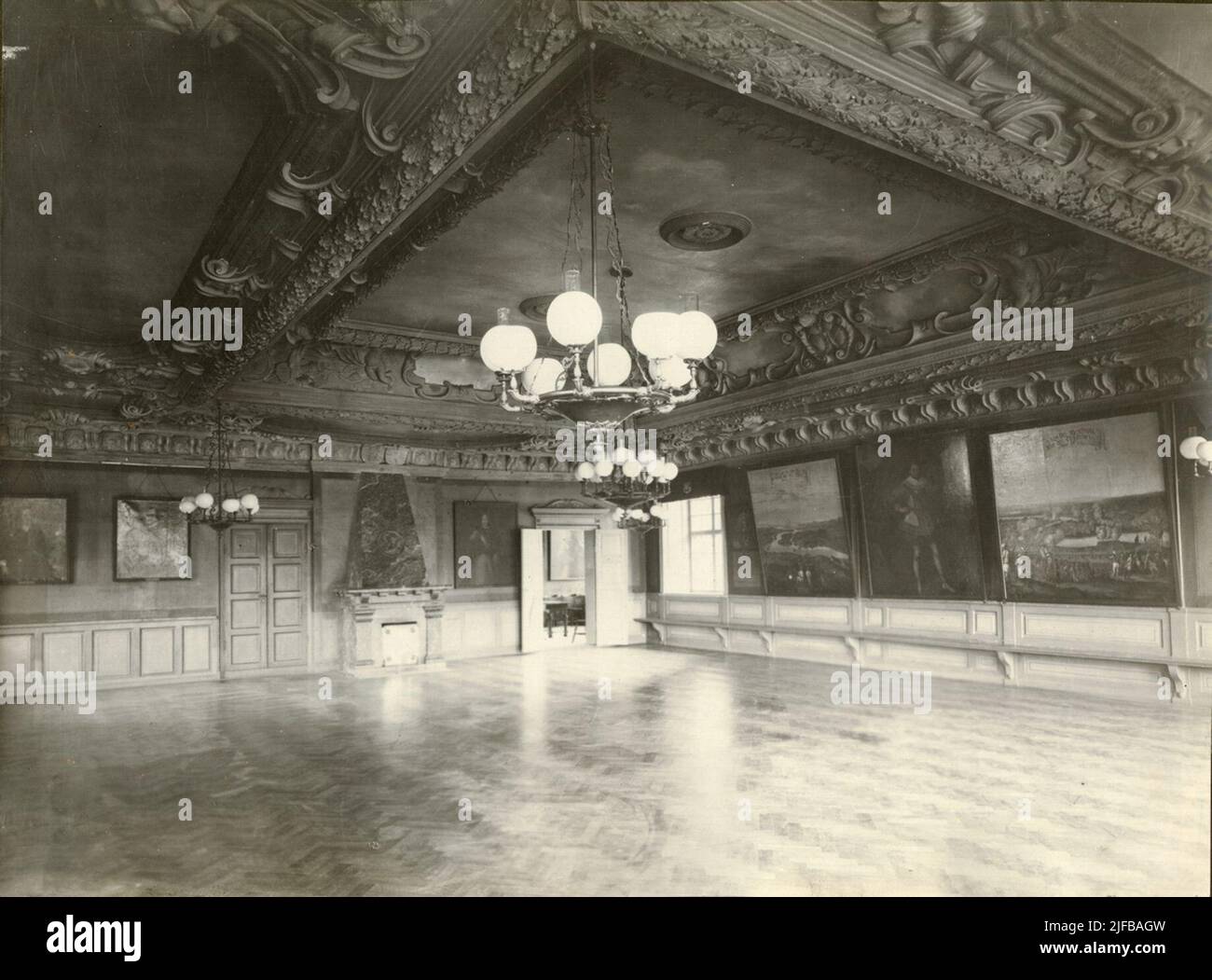 Interior from Karlberg Castle, Stockholm Stock Photo - Alamy