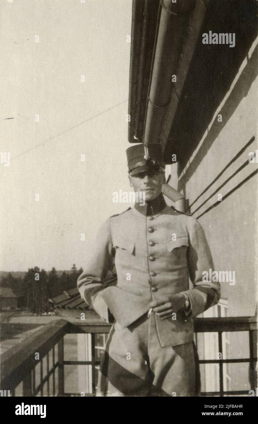 Pupil at the Karlberg war school Stock Photo - Alamy