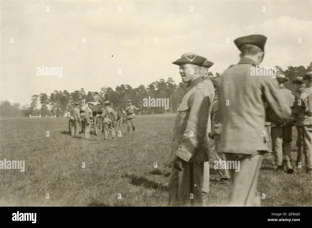 Exercise for students at Karlberg war school Stock Photo - Alamy