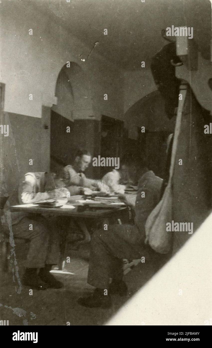 Studies among the cadets at the Karlberg war school Stock Photo - Alamy