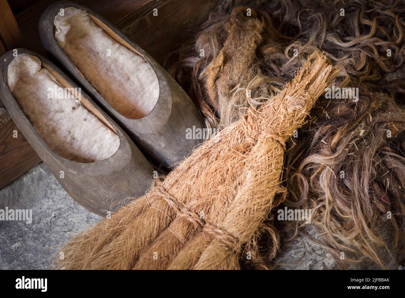 Norway, Vestland County, Naeroyfjord, Aurland, Gudvangen, Viking ...