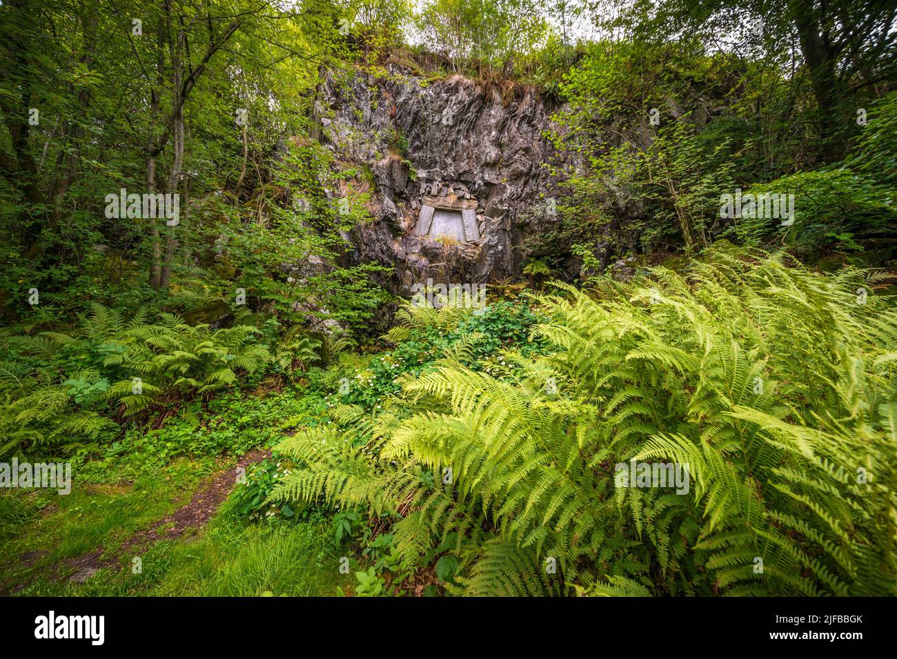 Norway, County of Hordaland, Bergen, in Troldhaugen, the home of the ...