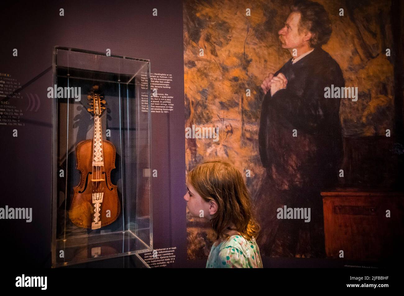 Norway, County of Hordaland, Bergen, in Troldhaugen, the home of the ...