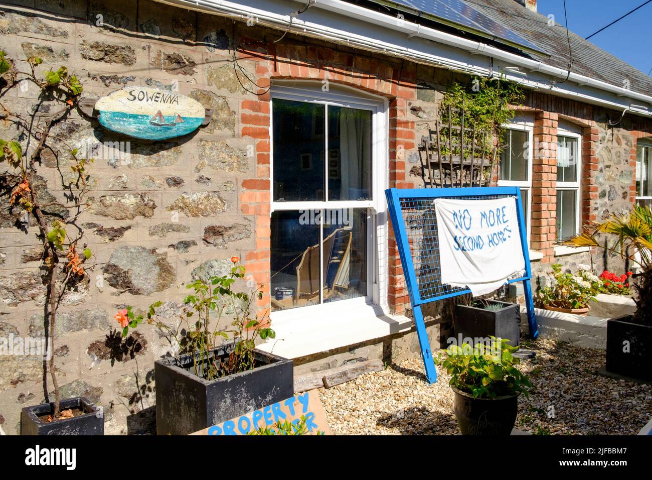 No more second homes protest in Cadgwith on the Lizard Peninsula ...