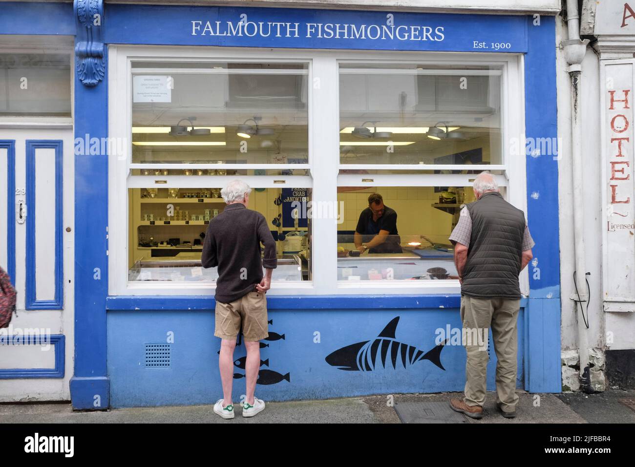 Falmouth fishmonger hi-res stock photography and images - Alamy