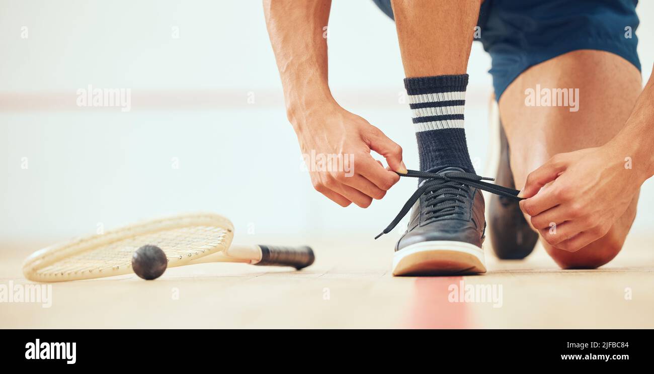 Squash player legs hi-res stock photography and images - Alamy