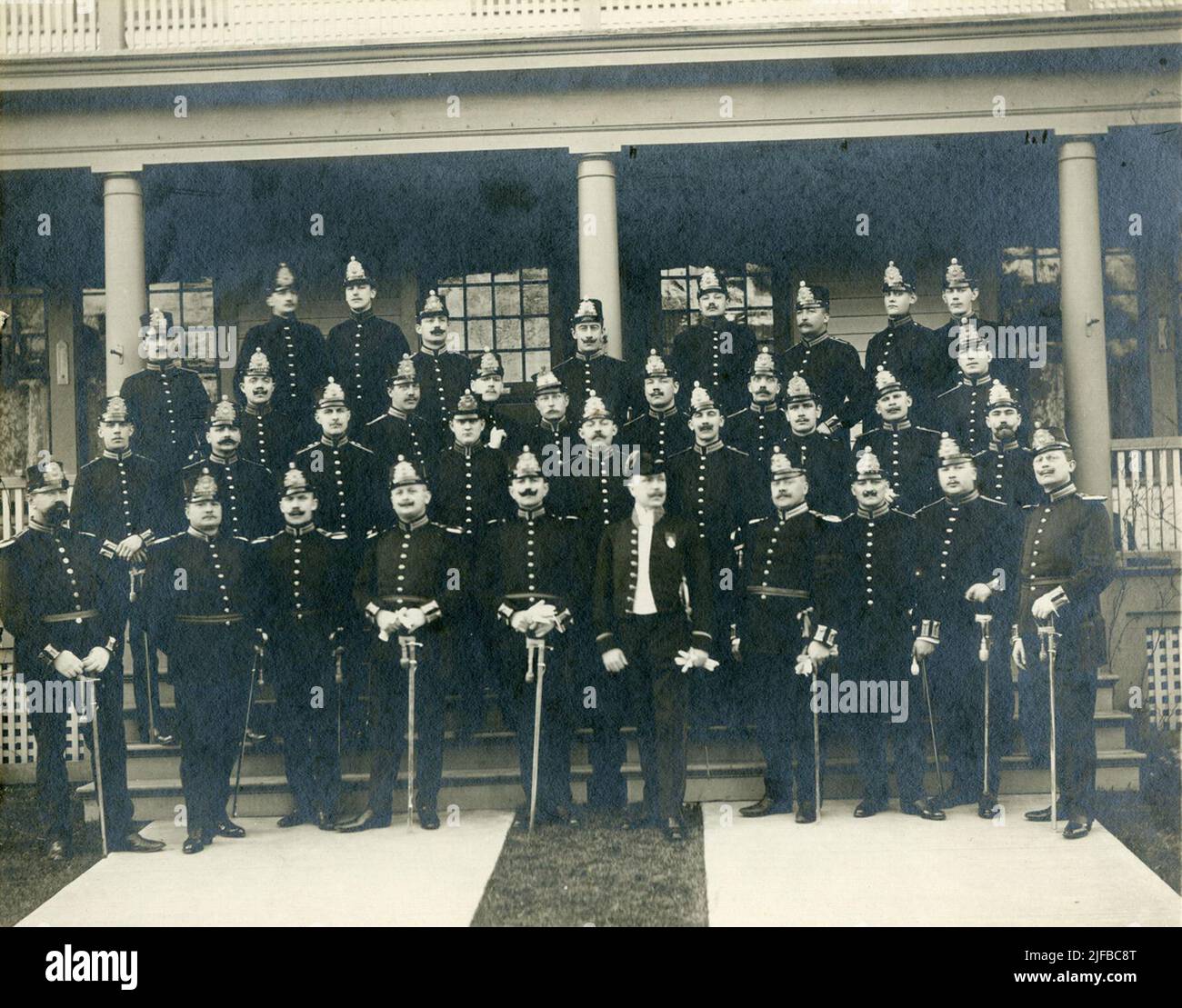 Group portrait of officers. Group portrait of officers Stock Photo - Alamy