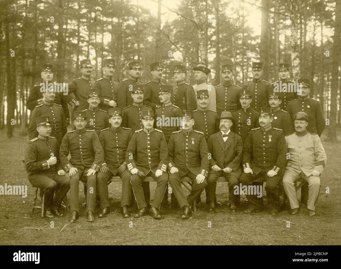 Infantry volunteer schools 1911-1912. For name, see picture no. 2 Stock Photo - Alamy