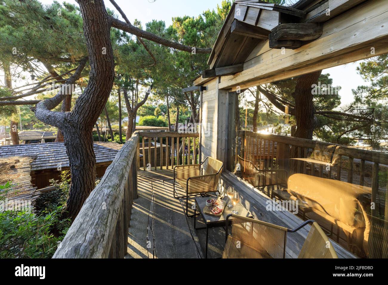 France, Corse du Sud, Gulf of Porto Vecchio, Porto Vecchio, Grand hotel ...