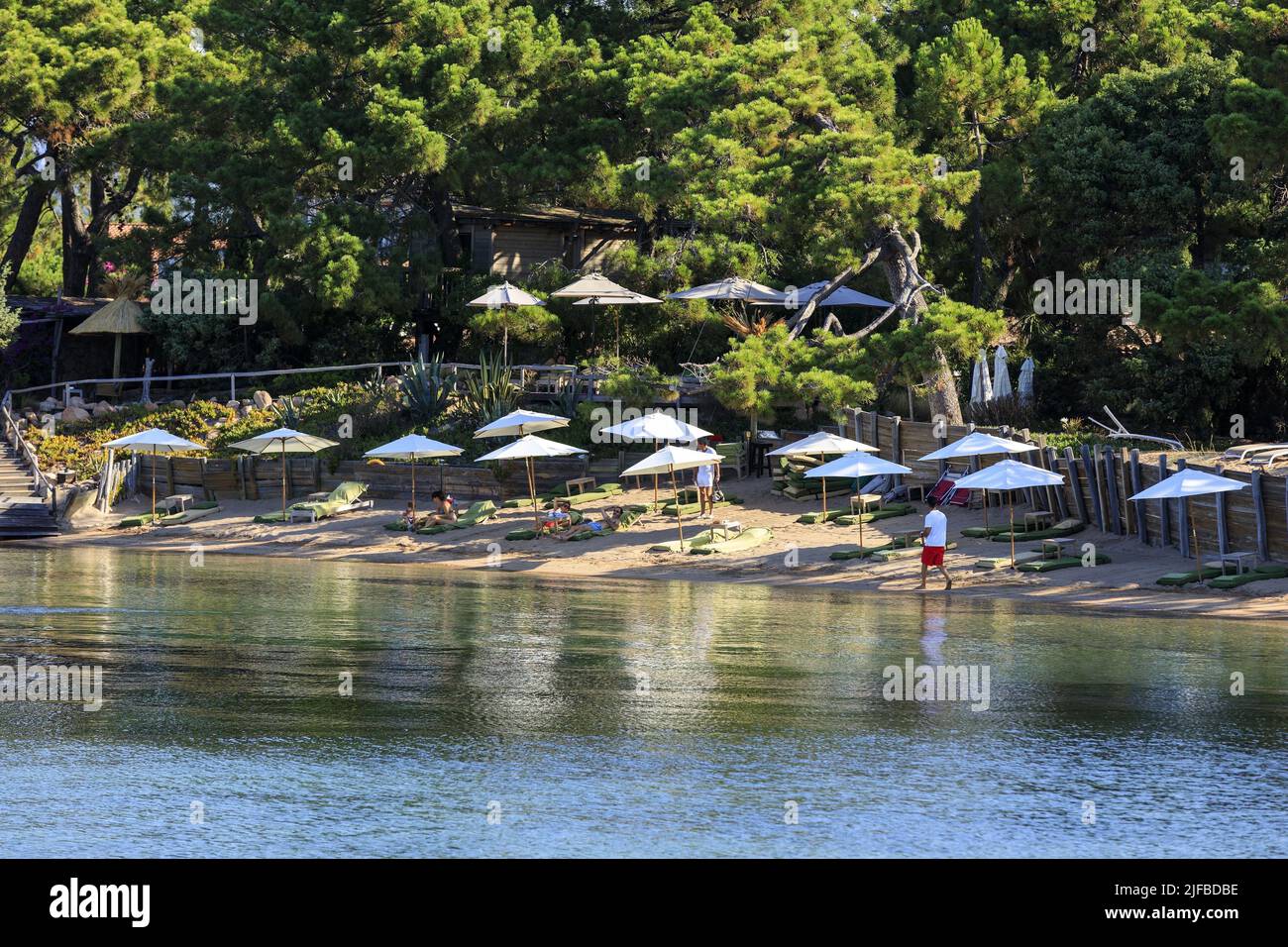 France, Corse du Sud, Gulf of Porto Vecchio, Porto Vecchio, Grand hotel ...
