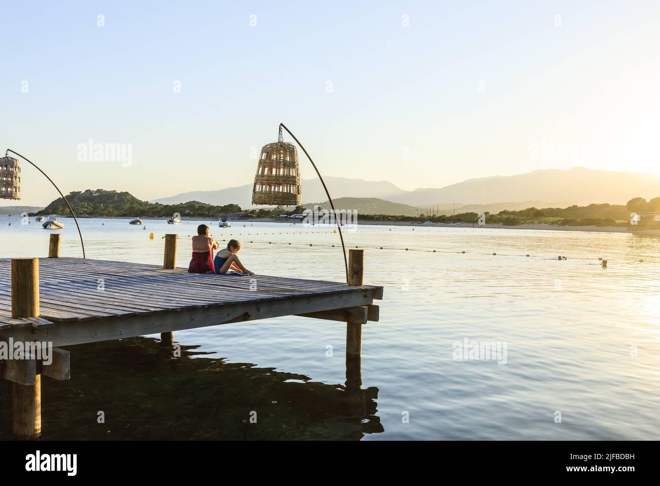 France, Corse du Sud, Gulf of Porto Vecchio, Porto Vecchio, Grand hotel ...