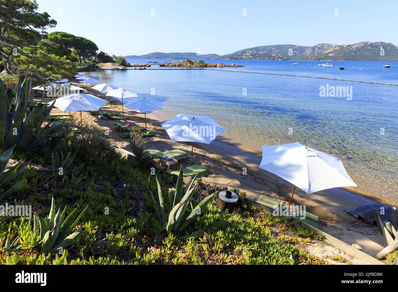 France, Corse du Sud, Gulf of Porto Vecchio, Porto Vecchio, Grand hotel ...