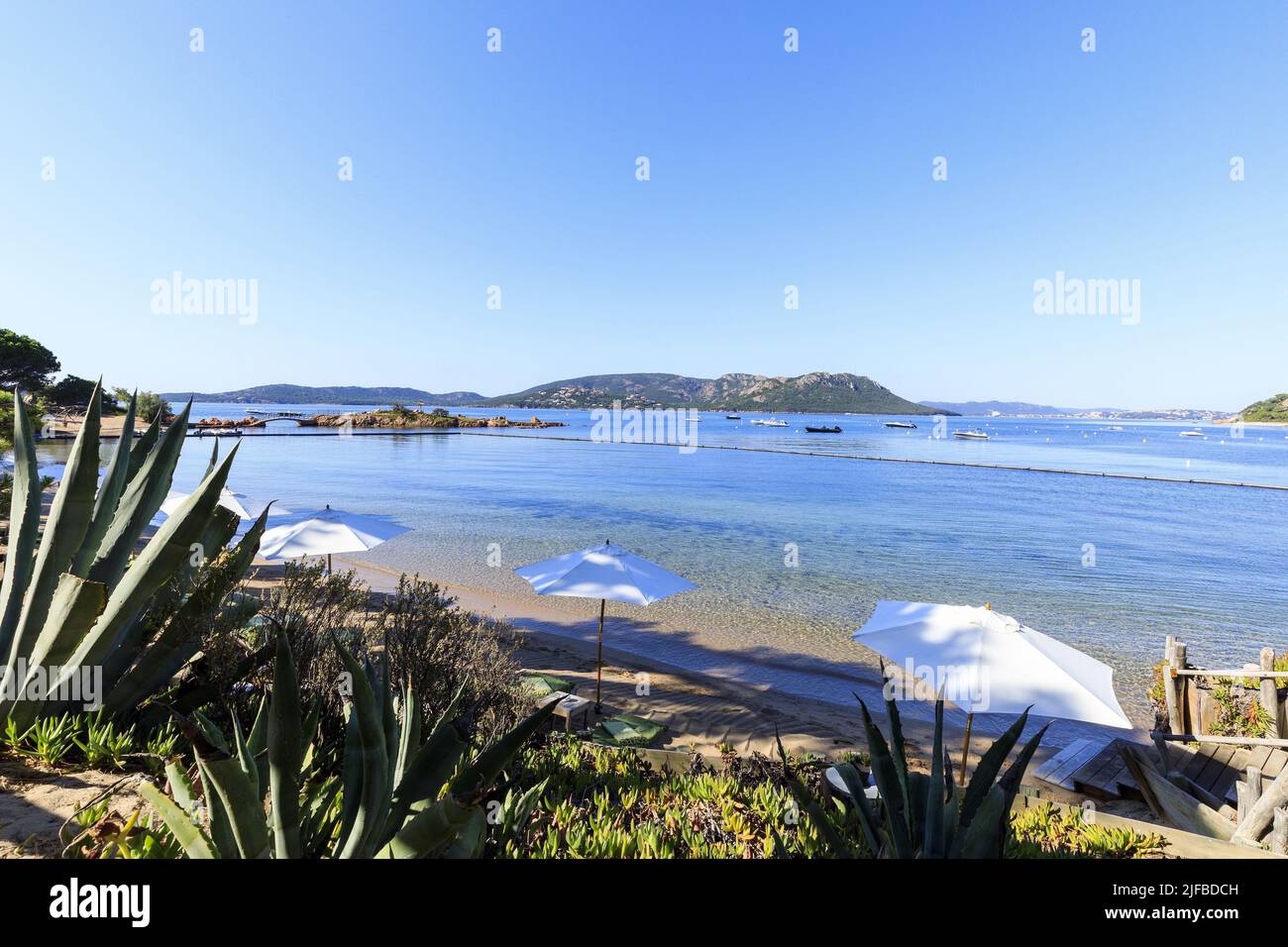 France, Corse du Sud, Gulf of Porto Vecchio, Porto Vecchio, Grand hotel ...