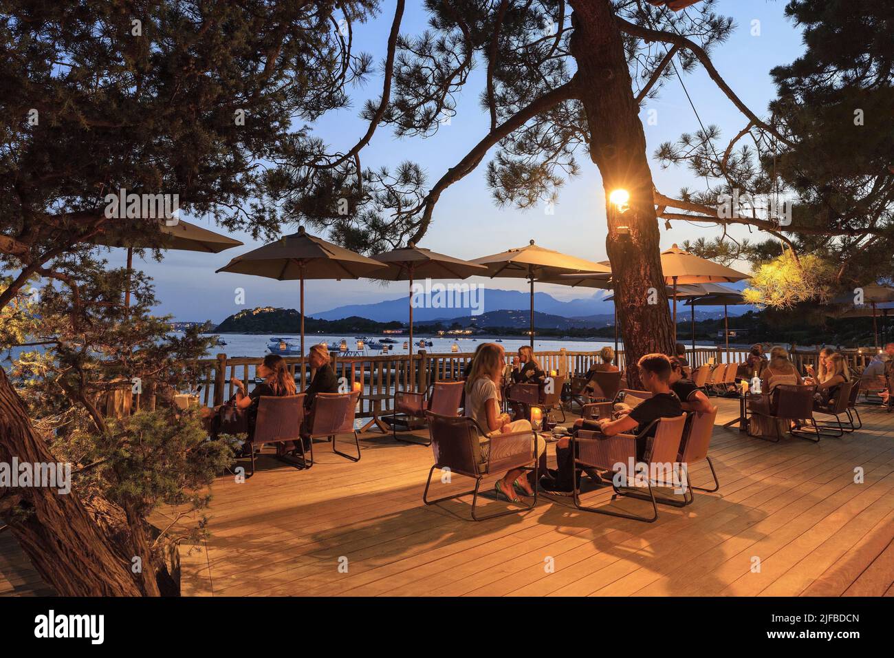 France, Corse du Sud, Gulf of Porto Vecchio, Porto Vecchio, Grand hotel ...