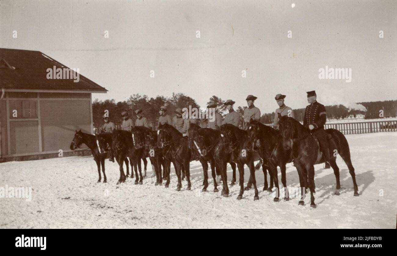 The cavalry school, 1st troop on horseback Stock Photo - Alamy