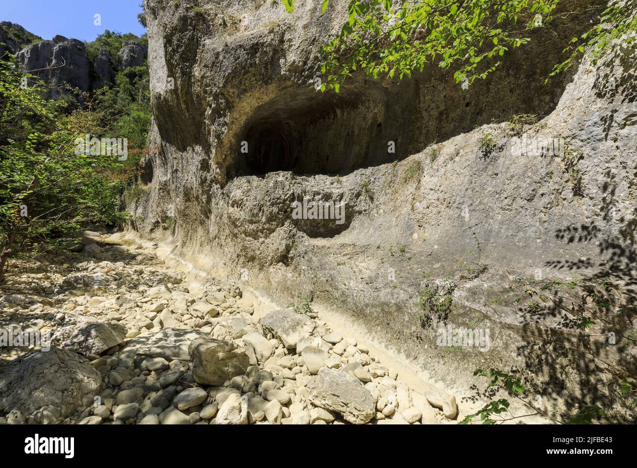 France, Alpes de Haute Provence, regional natural reserve of Luberon ...