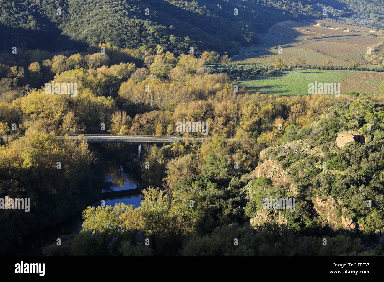 France, Var, Dracenie, Le Muy, site of San Luen, Defile des Bagaredes ...