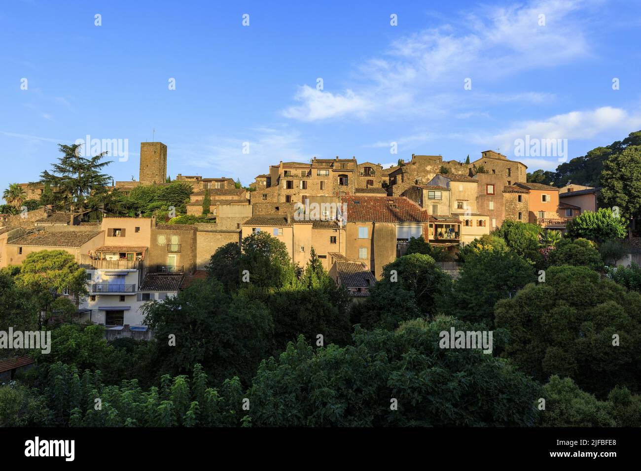 France, Var, Dracenie, Les Arcs sur Argens, Old Medieval Village, Le ...