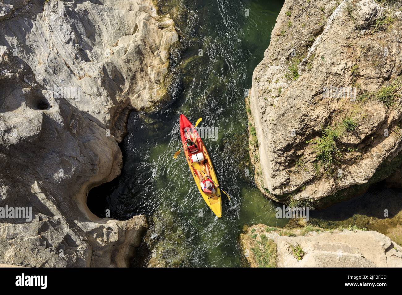 France, Var, Dracenie, Les Arcs sur Argens, the Tournavelle gorges, L ...