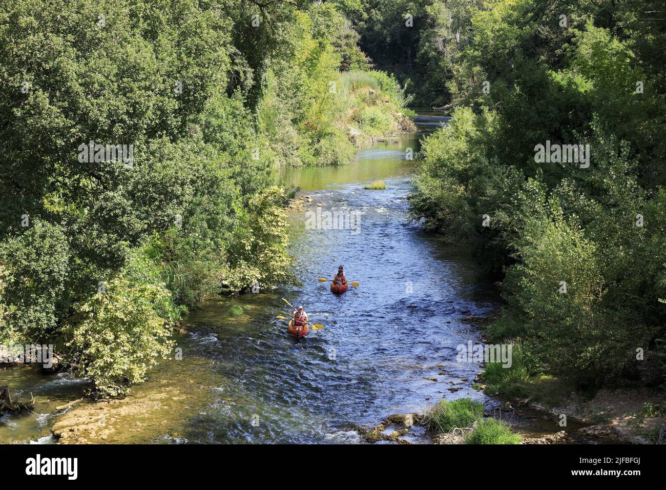 France, Var, Dracenie, Les Arcs sur Argens, the Tournavelle gorges, L ...
