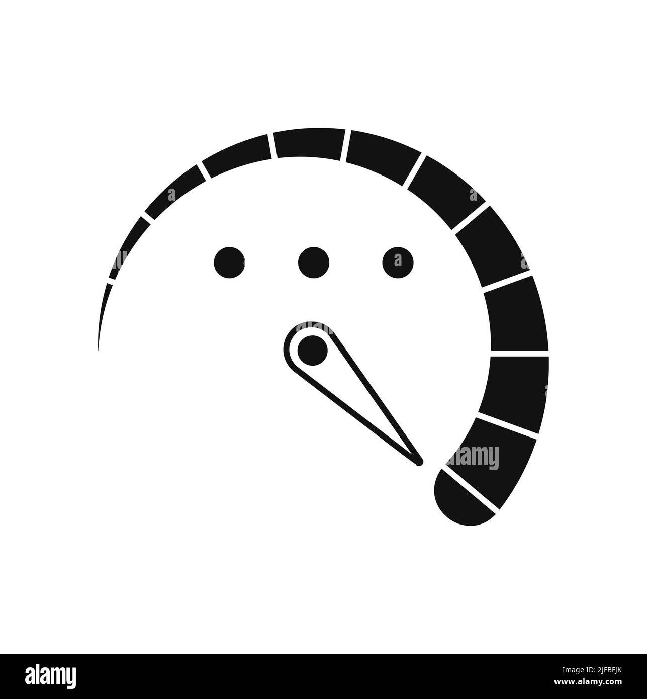 Speedometer fuel gauge in car Stock Vector Images - Alamy