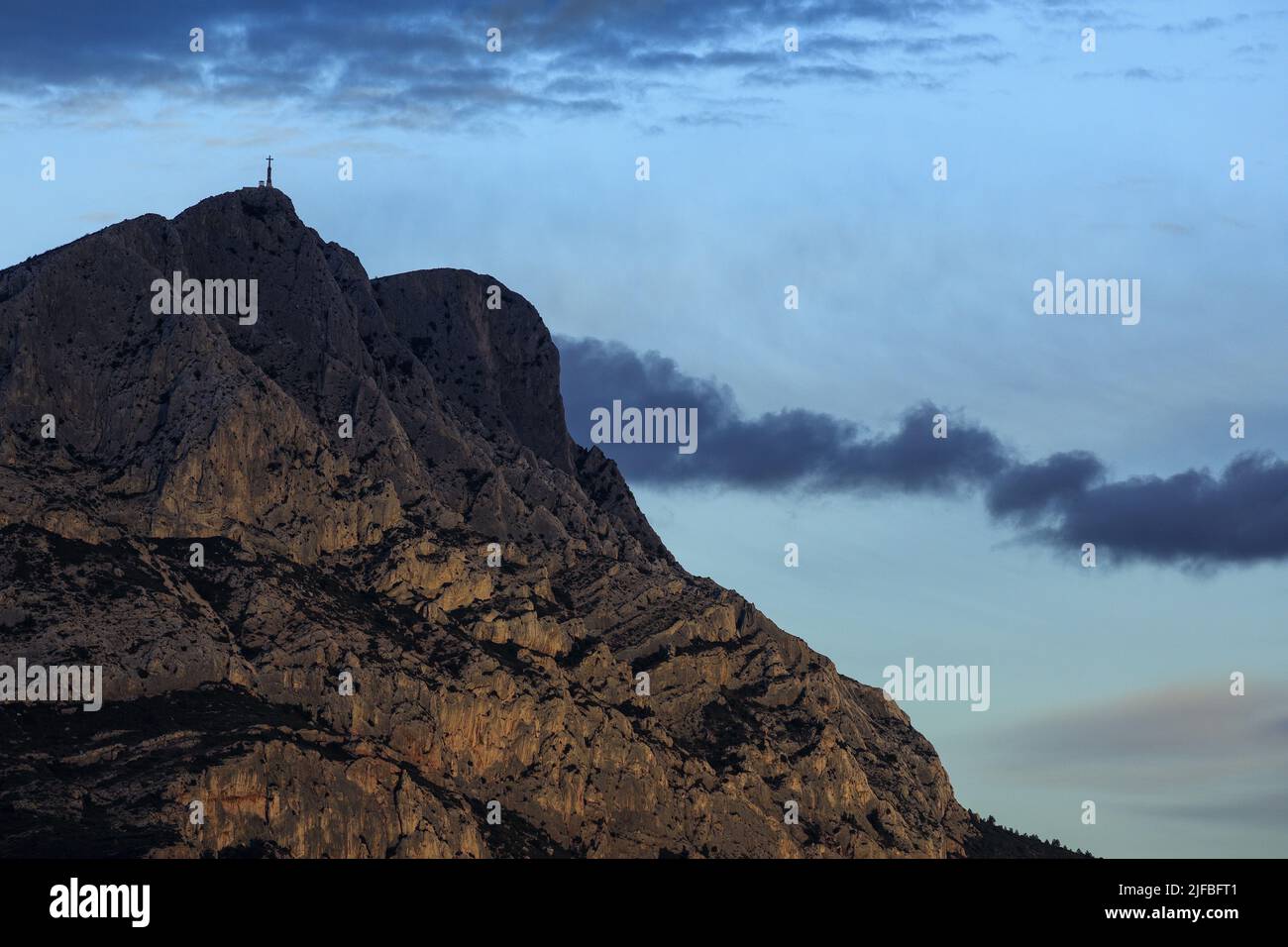France, Bouches du Rhone, Pays d'Aix, Aix en Provence, Bibemus plateau ...