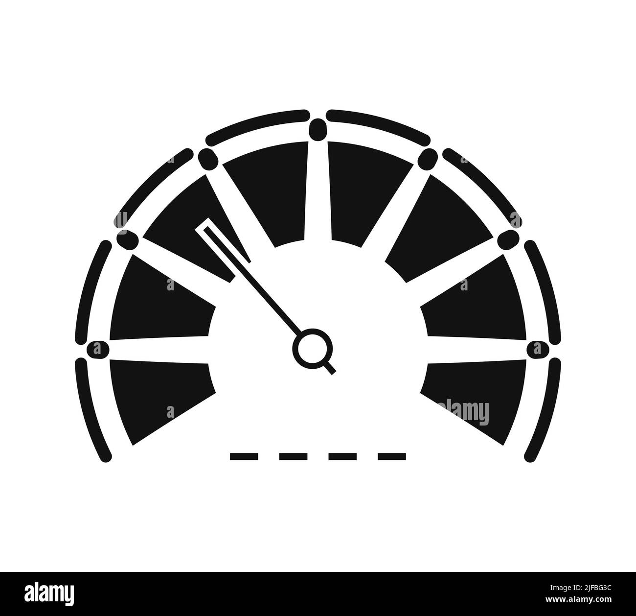 Speedometer fuel gauge in car Black and White Stock Photos & Images - Alamy