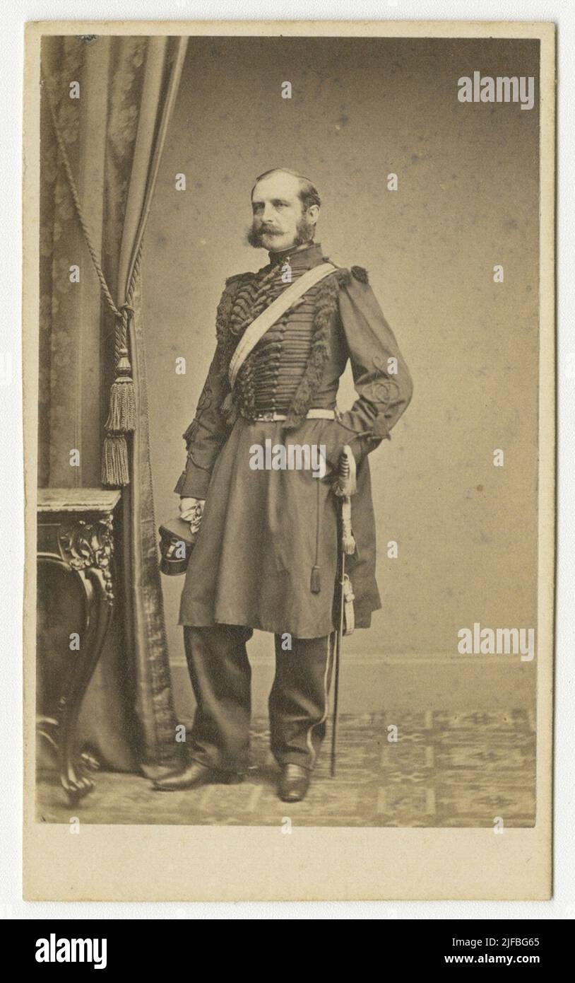 Portrait of Carl Albrecht Holger Rosencrantz, rider champion at the ...