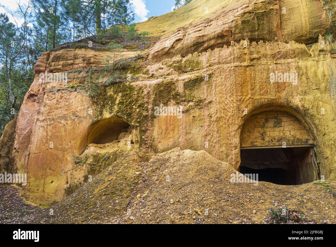 France, Vaucluse, Luberon regional nature park, surroundings of Villars ...