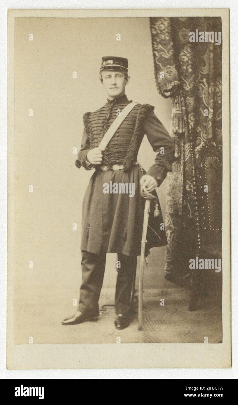 Portrait by Georg Fredrik Salomon Ehrenborg, lieutenant at the Skåne ...