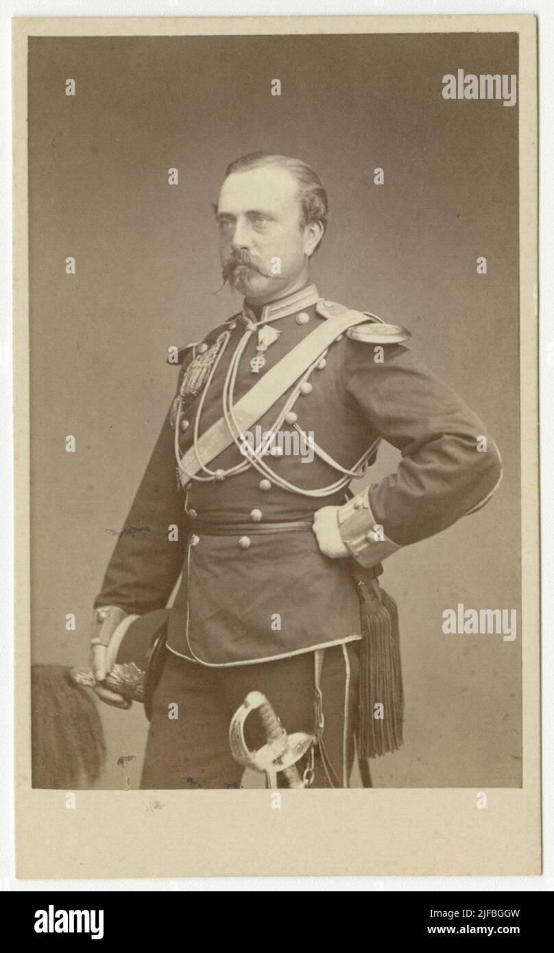 Portrait of Brother Adolf Rosentvist, lieutenant at the Skåne Dragon ...