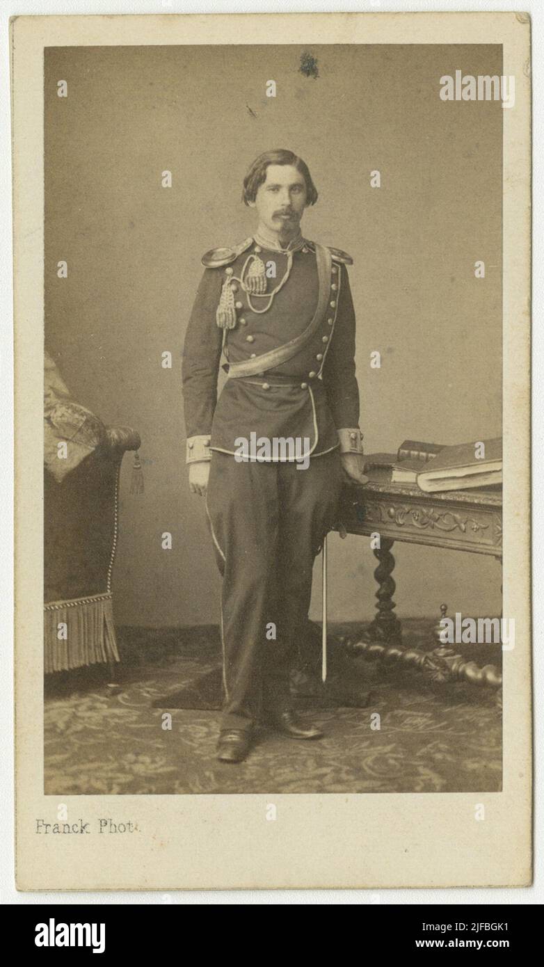 Portrait by Carl Fredrik Follin, lieutenant at the Skåne Dragon ...