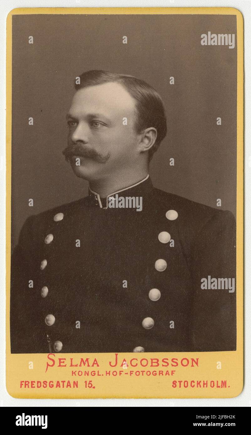 Portrait by Johan Adolf Stånggren, Lieutenant at the First Life ...