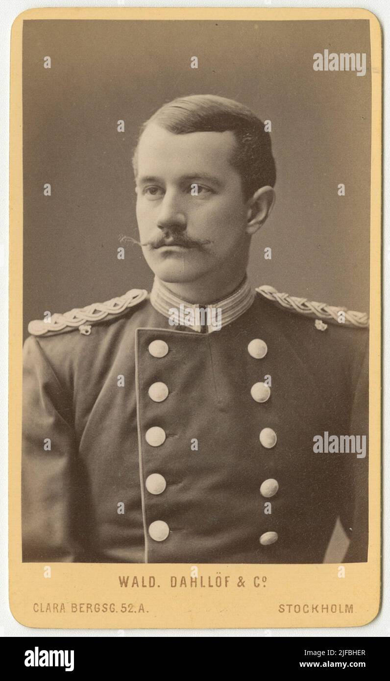 Portrait by Axel Richard Fabian Kindstrand, officer at the Second Life ...