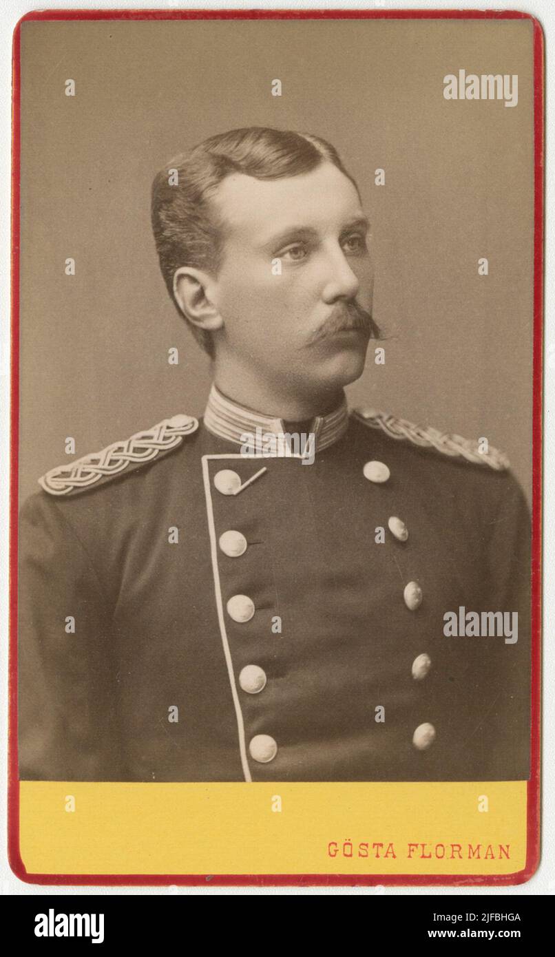 Portrait of Gustaf Ölander, Lieutenant at the First Life Grenadier ...