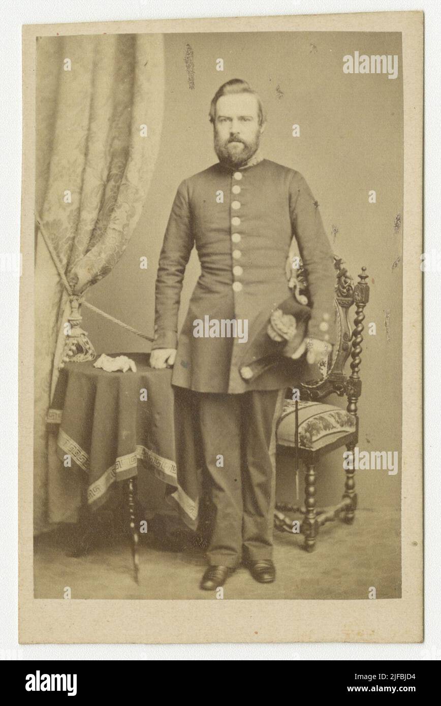 Portrait by Johan Magnus Alfred Grenander, auditor at Västgöta Regiment ...