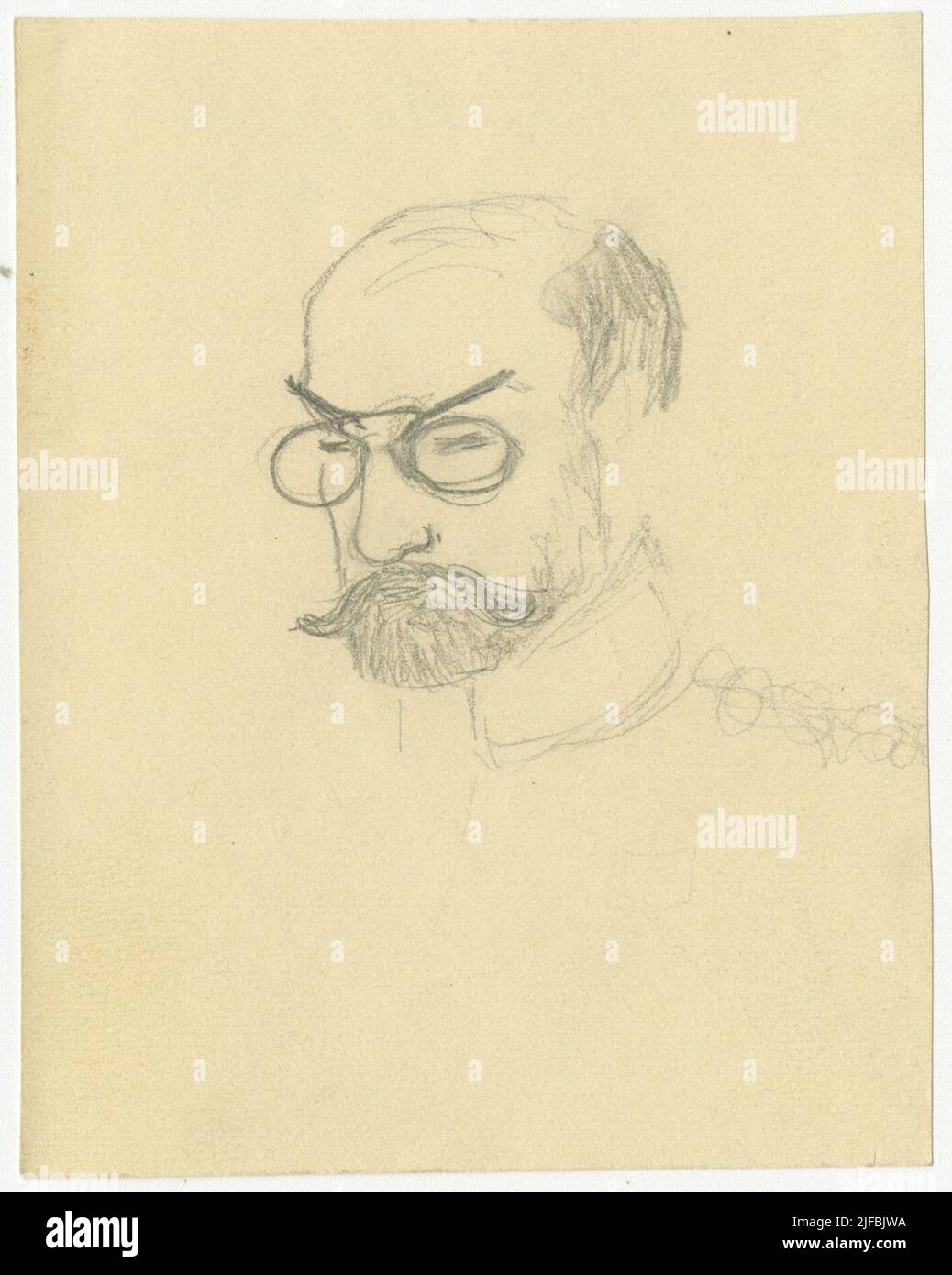 Penal drawing depicting Colonel Erik Otto Almquist. Penal drawing ...