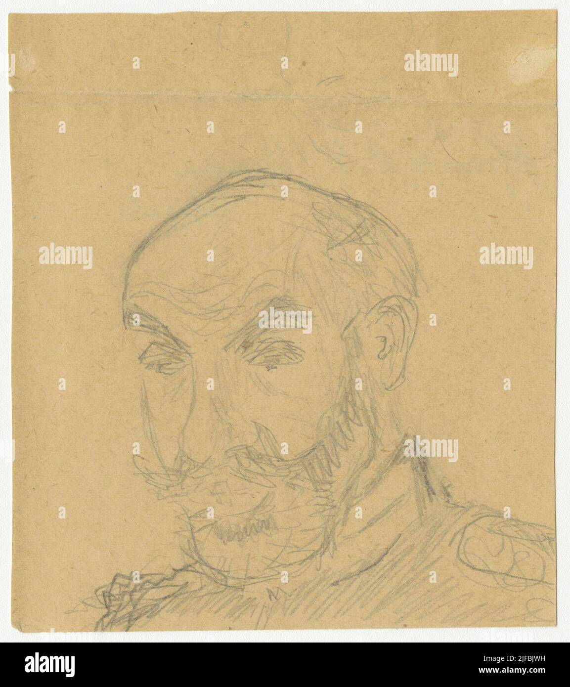 Penal drawing depicting Colonel Claes Emil Sundin. Penal drawing ...