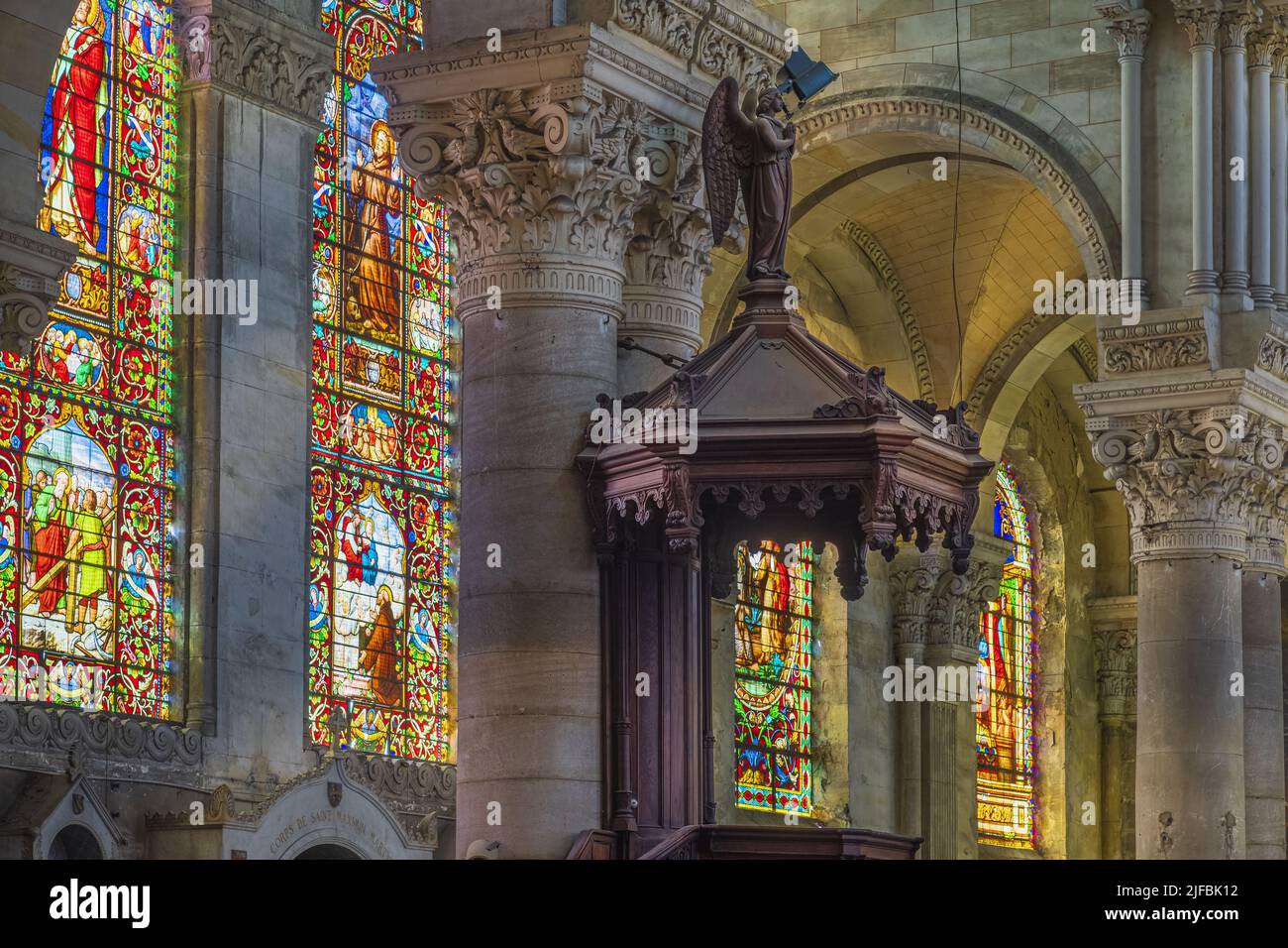 France, Rhone, Givors, Saint-Nicolas church Stock Photo - Alamy
