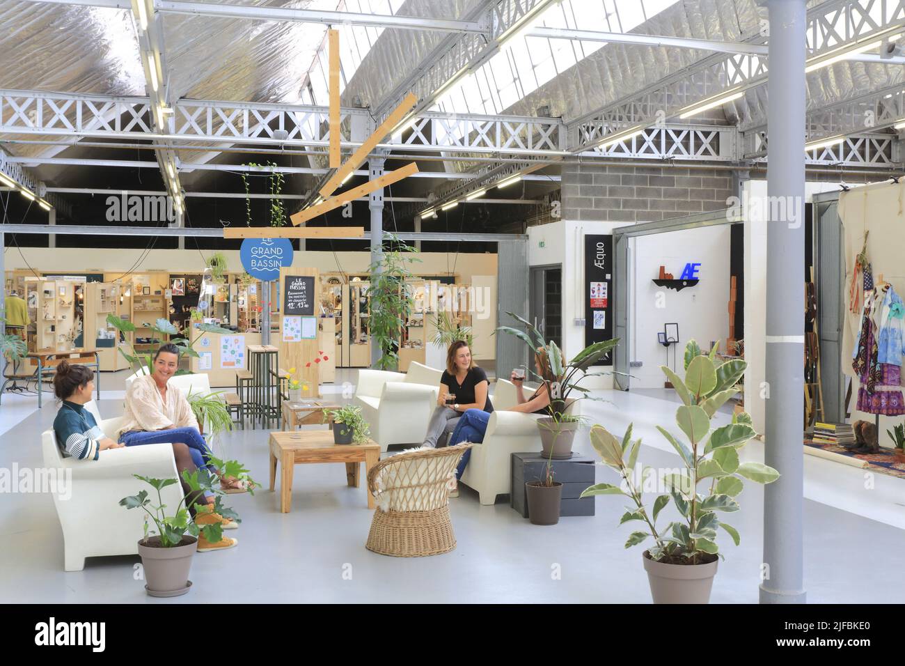 France, Nord, Roubaix, Le Vestiaire (Les Maisons de Mode) brings ...