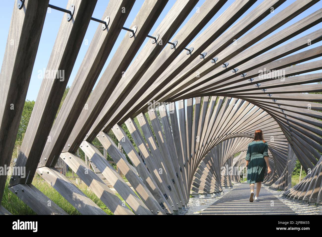 France, Nord, Croix, Beaumont district, Jardins Mallet-Stevens designed ...