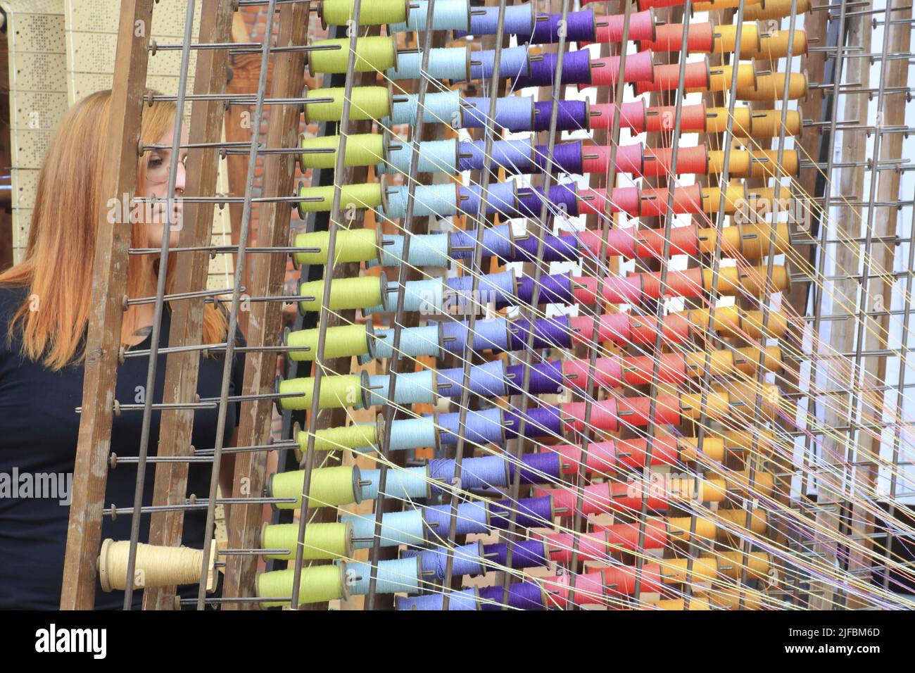 France, Nord, Roubaix, La Manufacture (museum of memory and textile ...