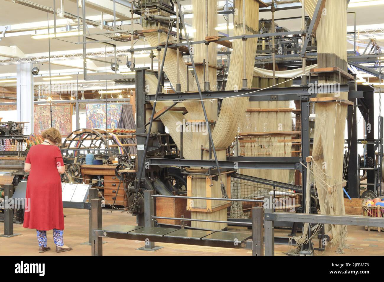 France, Nord, Roubaix, La Manufacture (museum of memory and textile ...